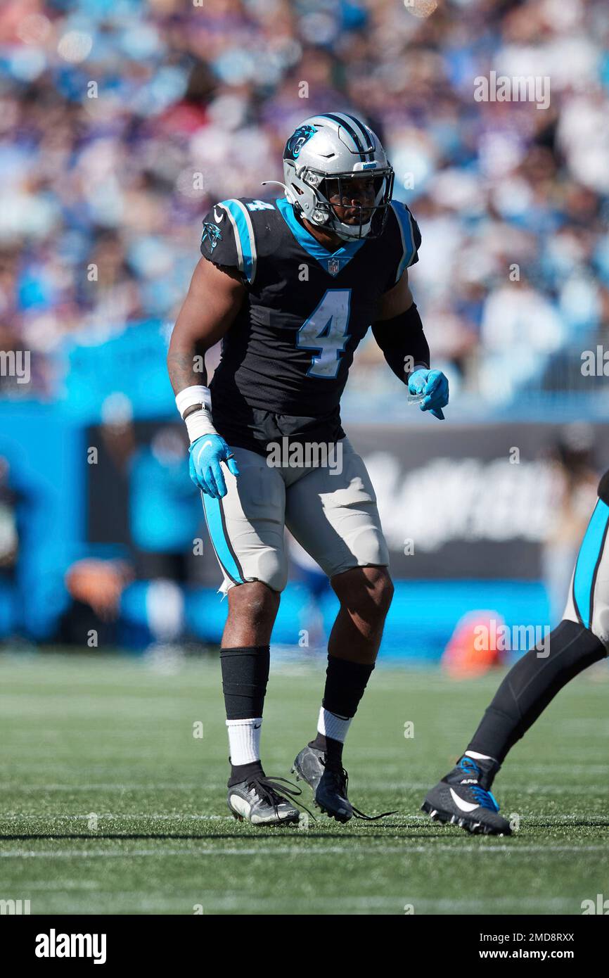 Carolina Panthers linebacker Jermaine Carter Jr. (4) during an NFL ...