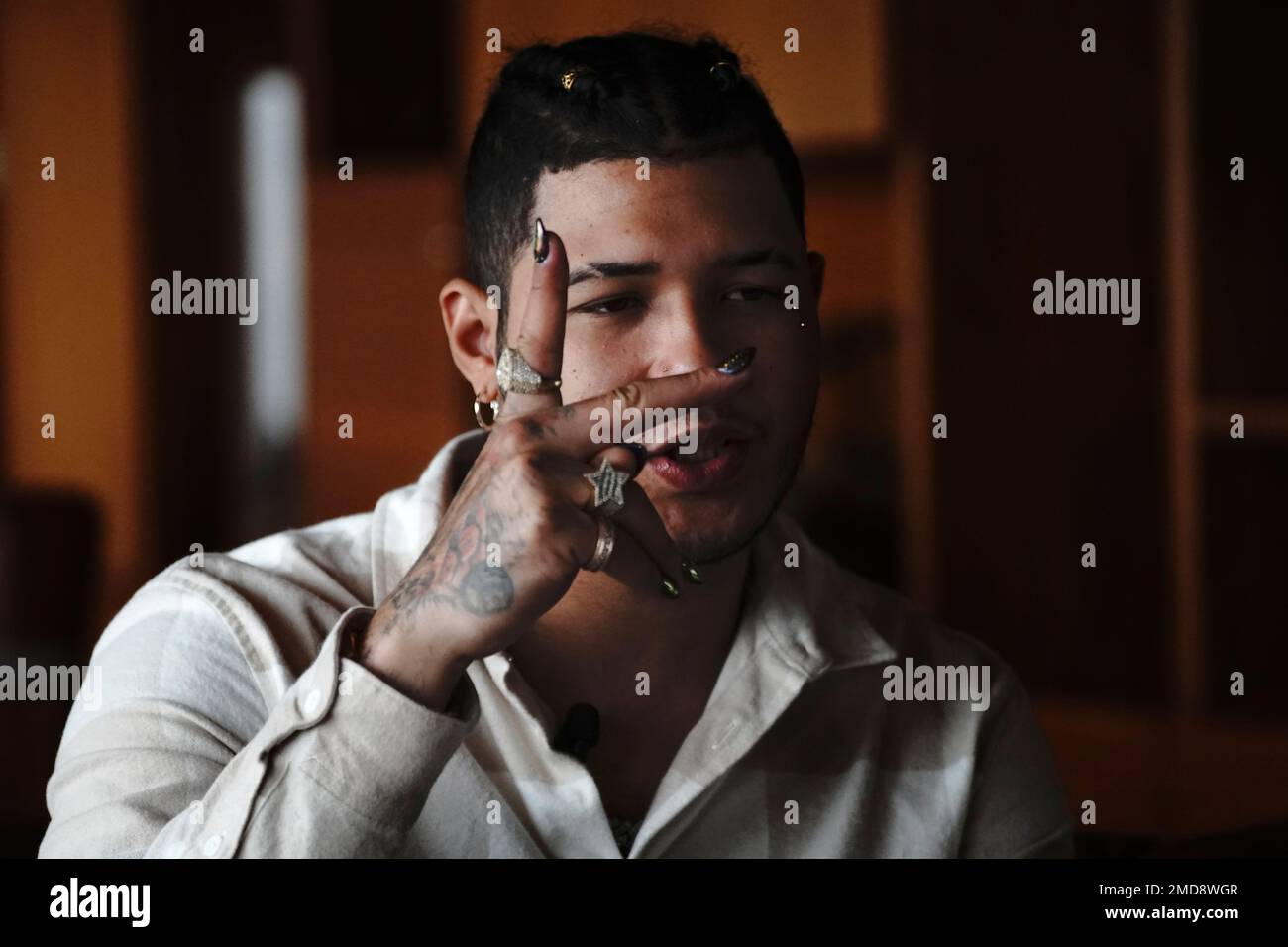Panamanian singer and songwriter Humberto Ceballos Boza, also known as ...