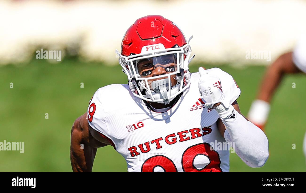 Rutgers Scarlet Knights defensive back Lawrence Stevens (29) runs on ...