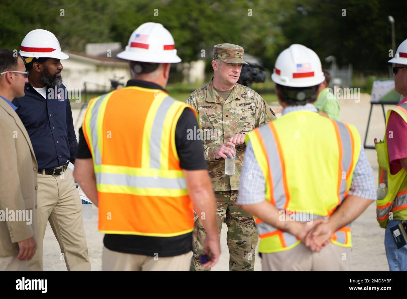 The groundbreaking ceremony today marked the preperation of building a ...