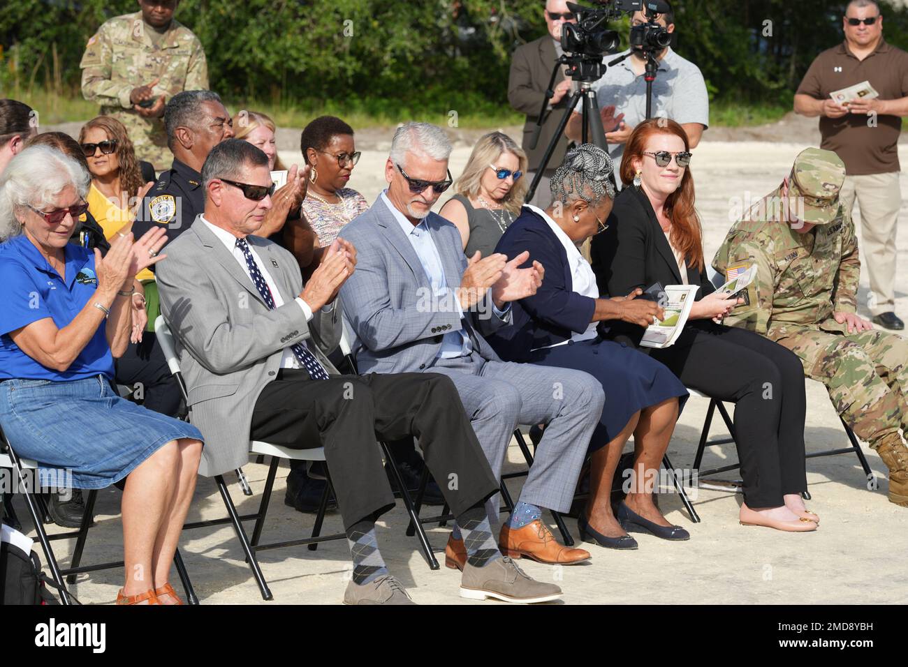 The groundbreaking ceremony today marked the preperation of building a ...