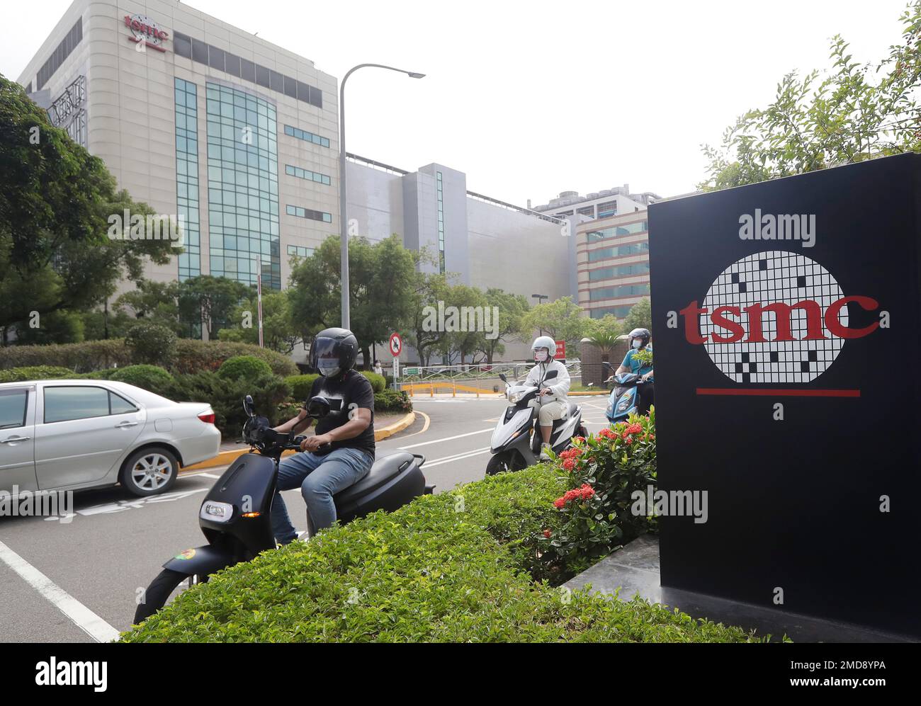 Taiwan Semiconductor Manufacturing Co., Ltd. (TSMC) headquarters in ...