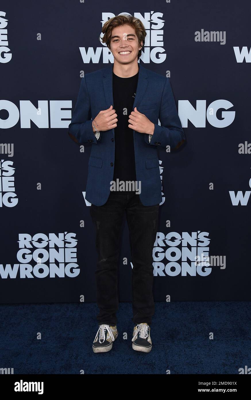 Matt Sato arrives at the world premiere of "Ron's Gone Wrong" on ...