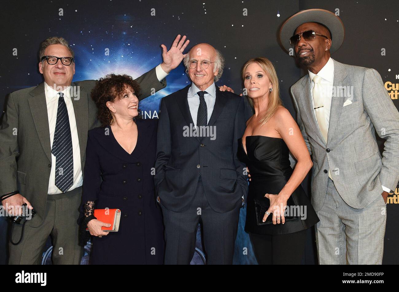 Jeff Garlin, from left, Susie Essman, Larry David, Cheryl Hines and J.B ...