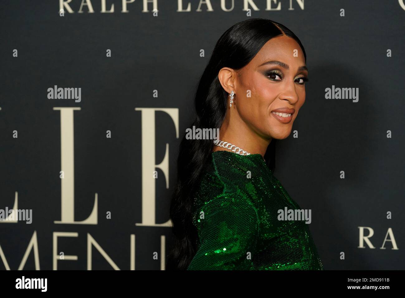 Michaela Jae "MJ" Rodriguez arrives at the 27th annual ELLE Women in ...