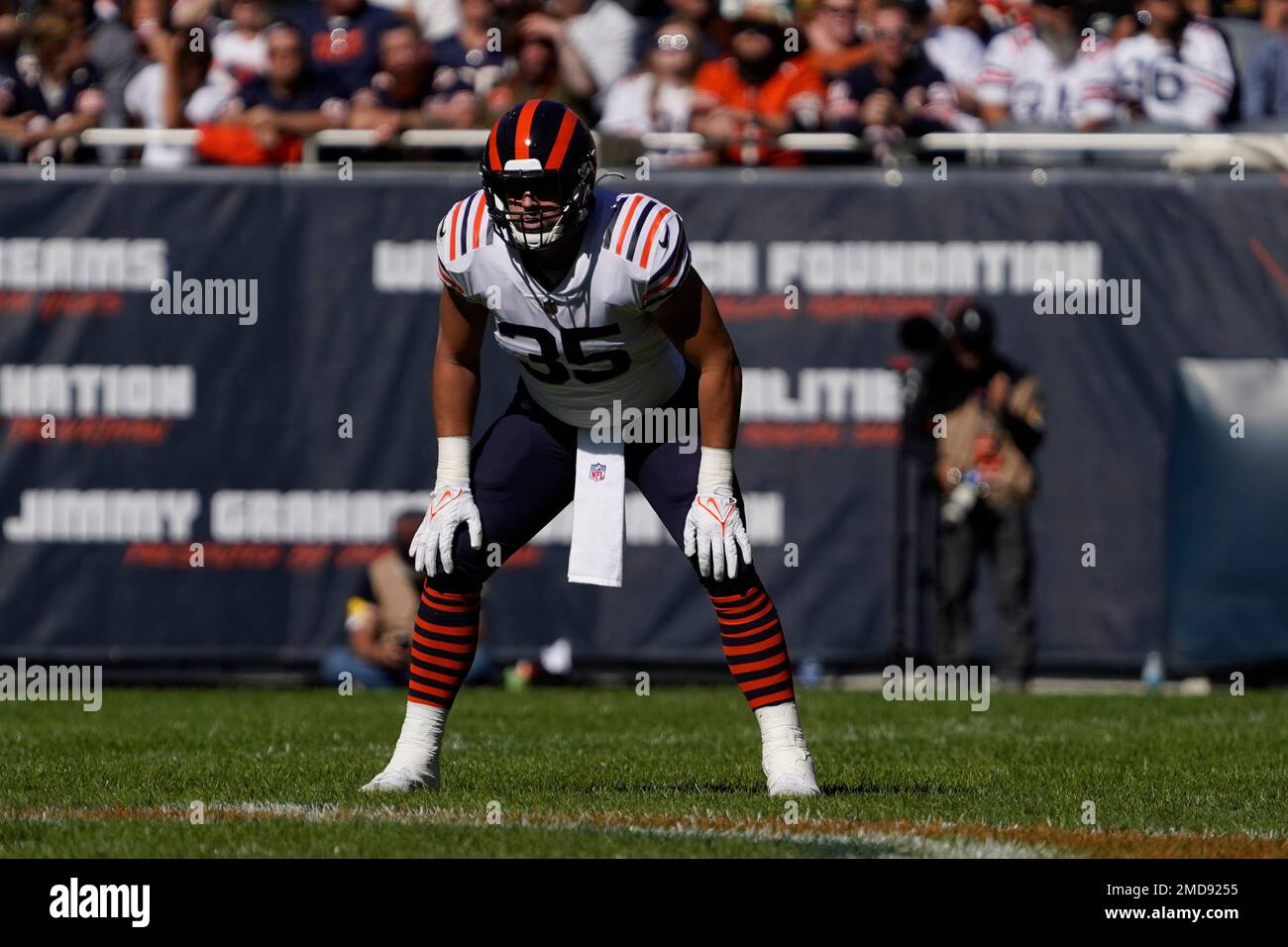 Chicago Bears running back Ryan Nall (35) plays during the first half ...