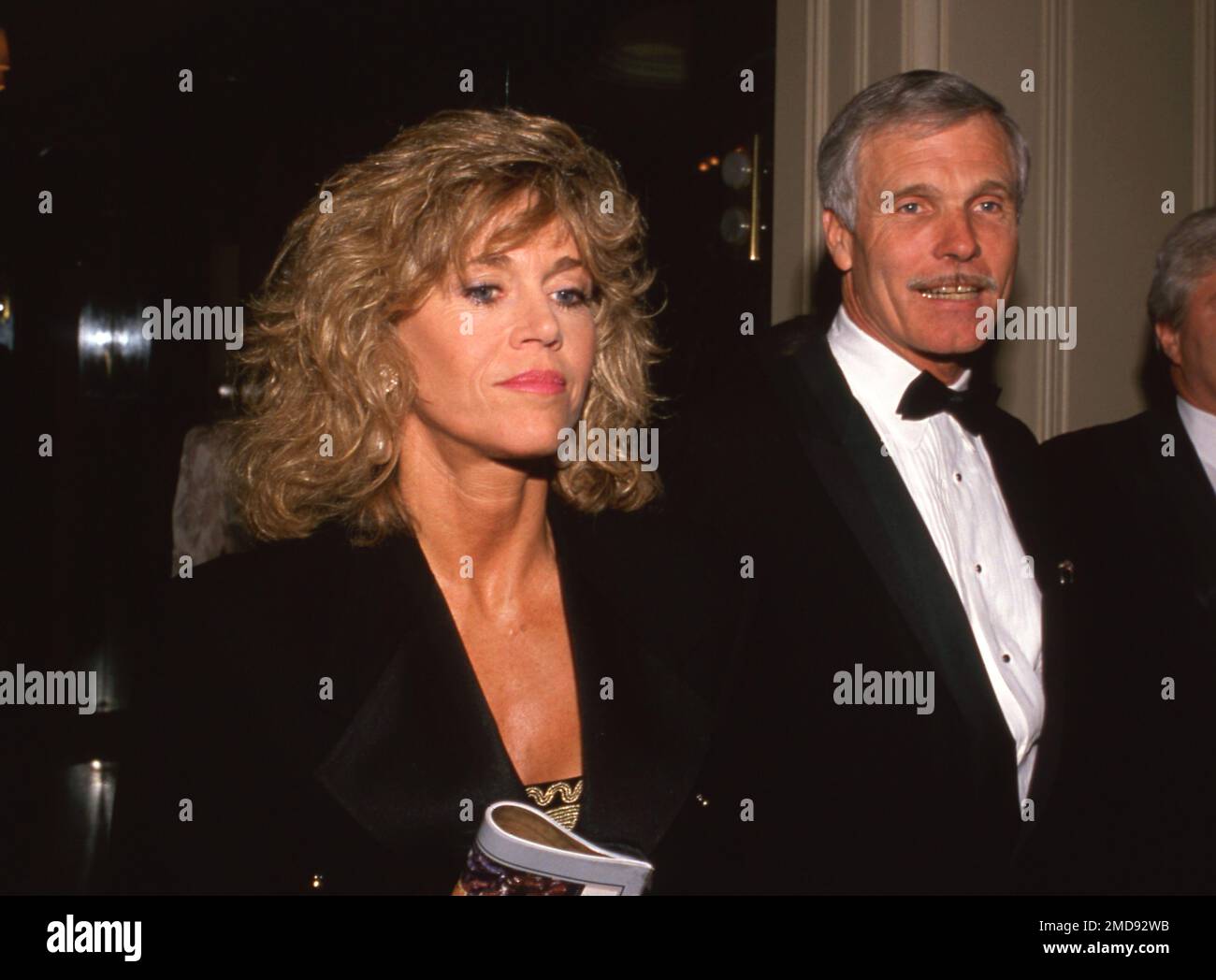 Jane Fonda and Ted Turner March 1990 Credit: Ralph Dominguez/MediaPunch ...