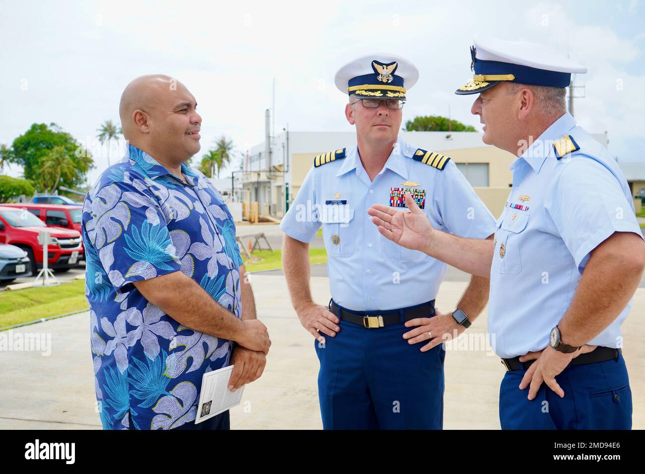 Lt. Gov. of Guam Joshua Tenorio and U.S. Coast Guard Forces Micronesia ...