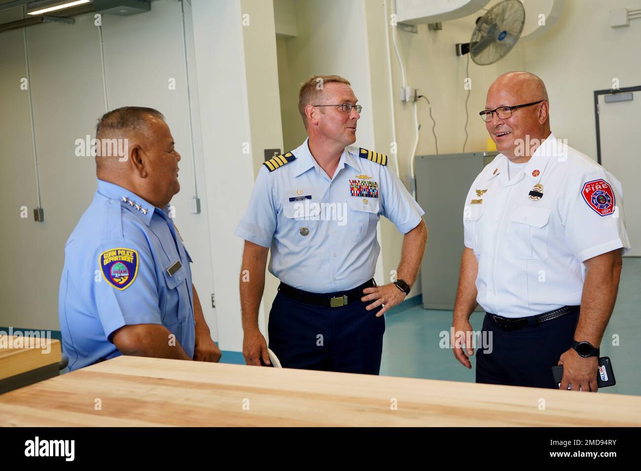 U.S. Coast Guard Forces Micronesia/Sector Guam Commander Capt. Nicholas ...
