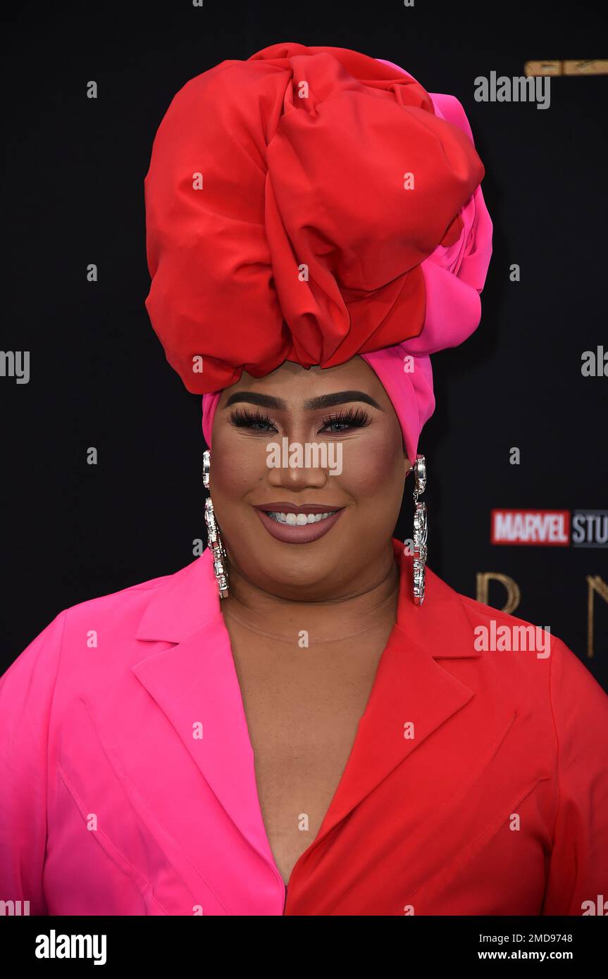 Patrick Starr arrives at the premiere of "Eternals" on Monday, Oct. 18 ...