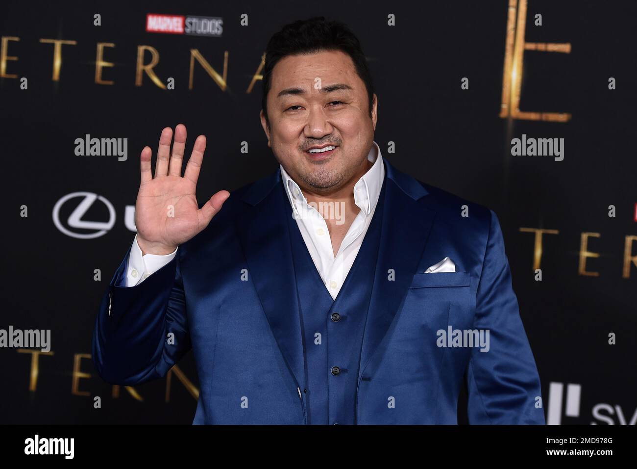 Don Lee arrives at the premiere of "Eternals" on Monday, Oct. 18. 2021 ...