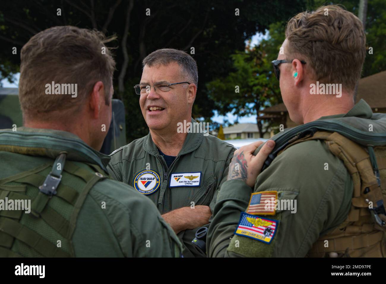 PEARL HARBOR (July 14, 2022) U.S. Navy Rear Adm. Eric Ruttenberg, chief ...