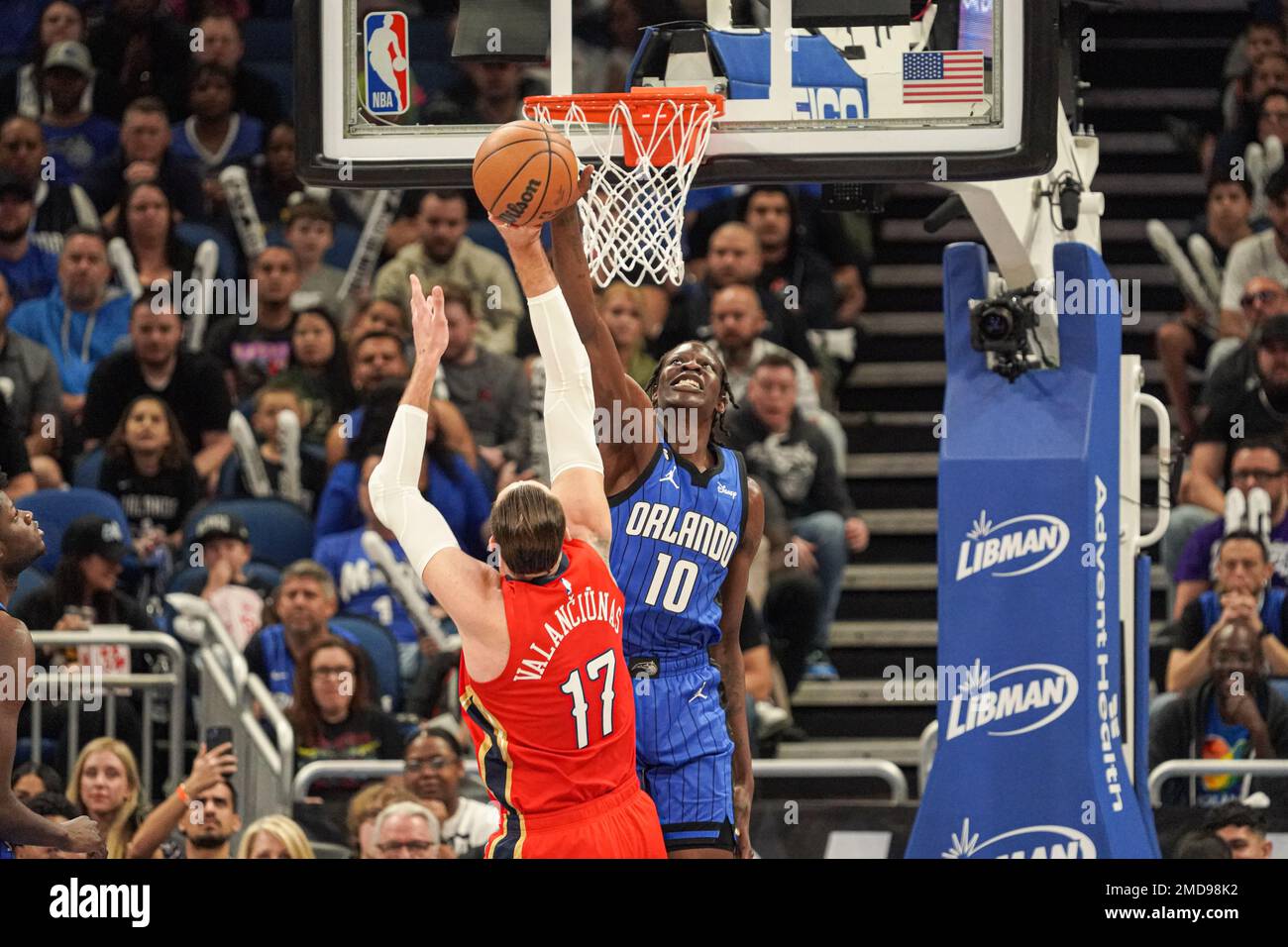 Orlando, Florida, USA, January 20, 2023, Orlando Magic center Bol Bol ...
