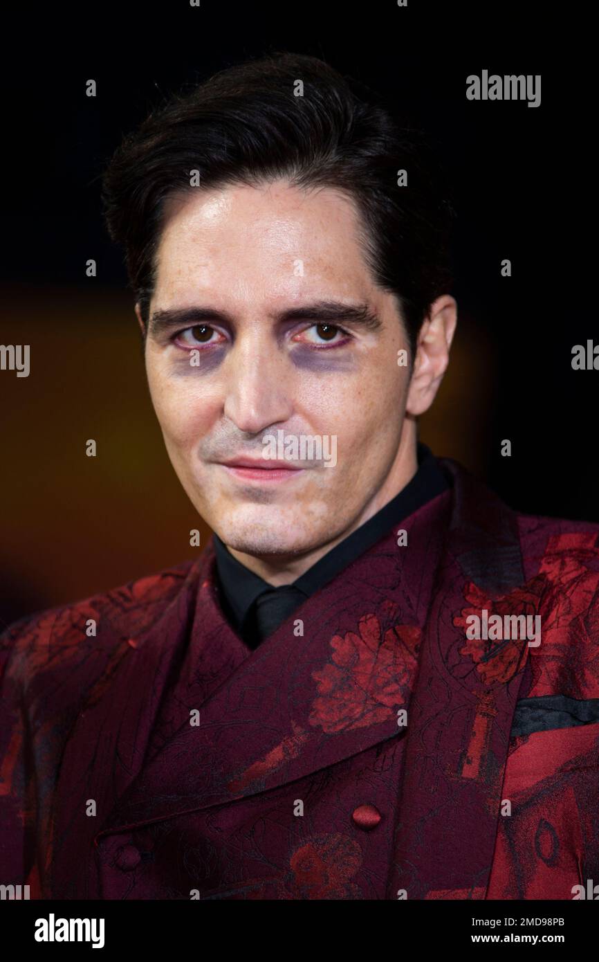 David Dastmalchian poses for photographers upon arrival at the premiere ...