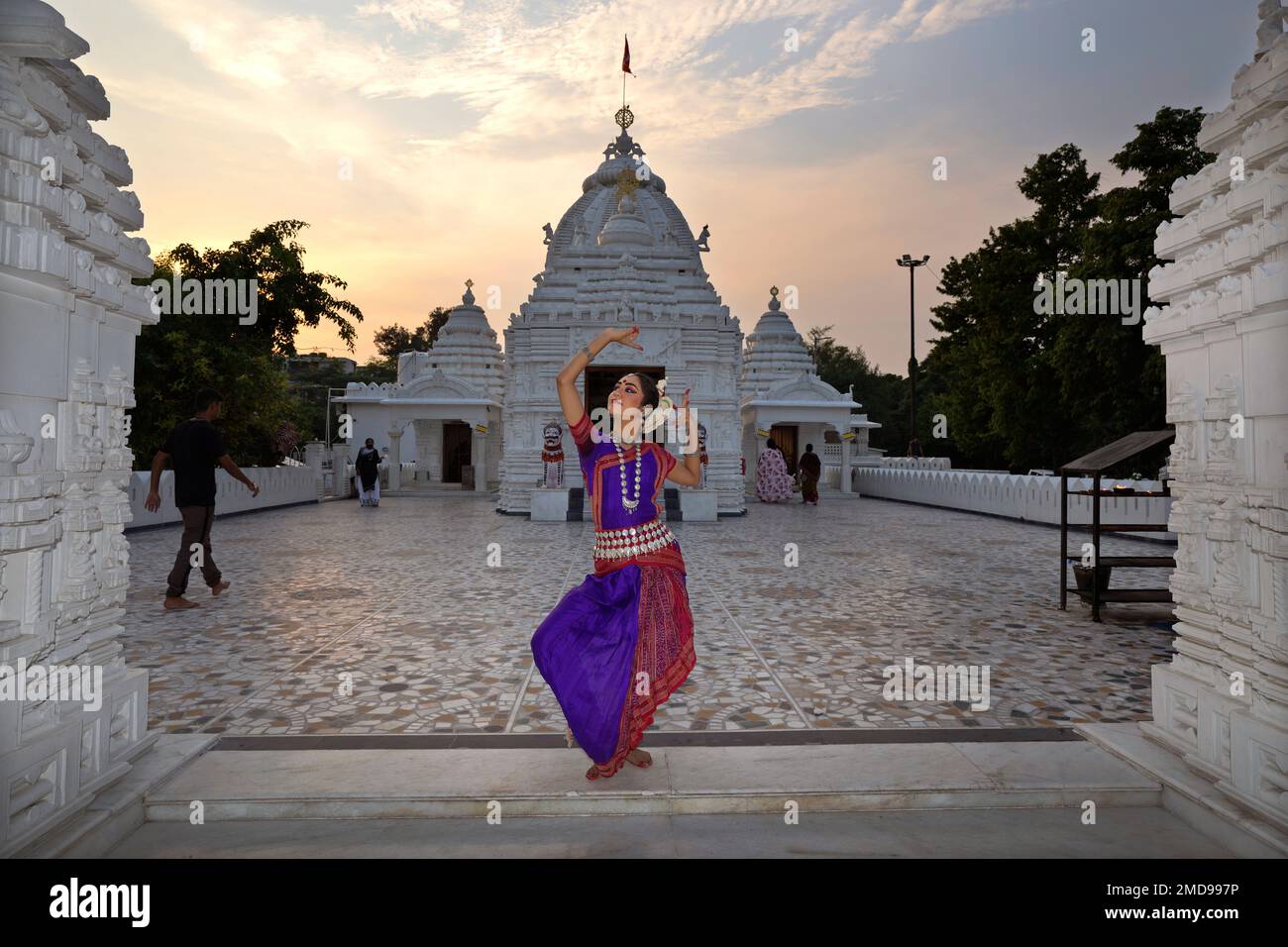 Indian classical Odissi dancer Damini Mehta, 22, poses at the Shri ...