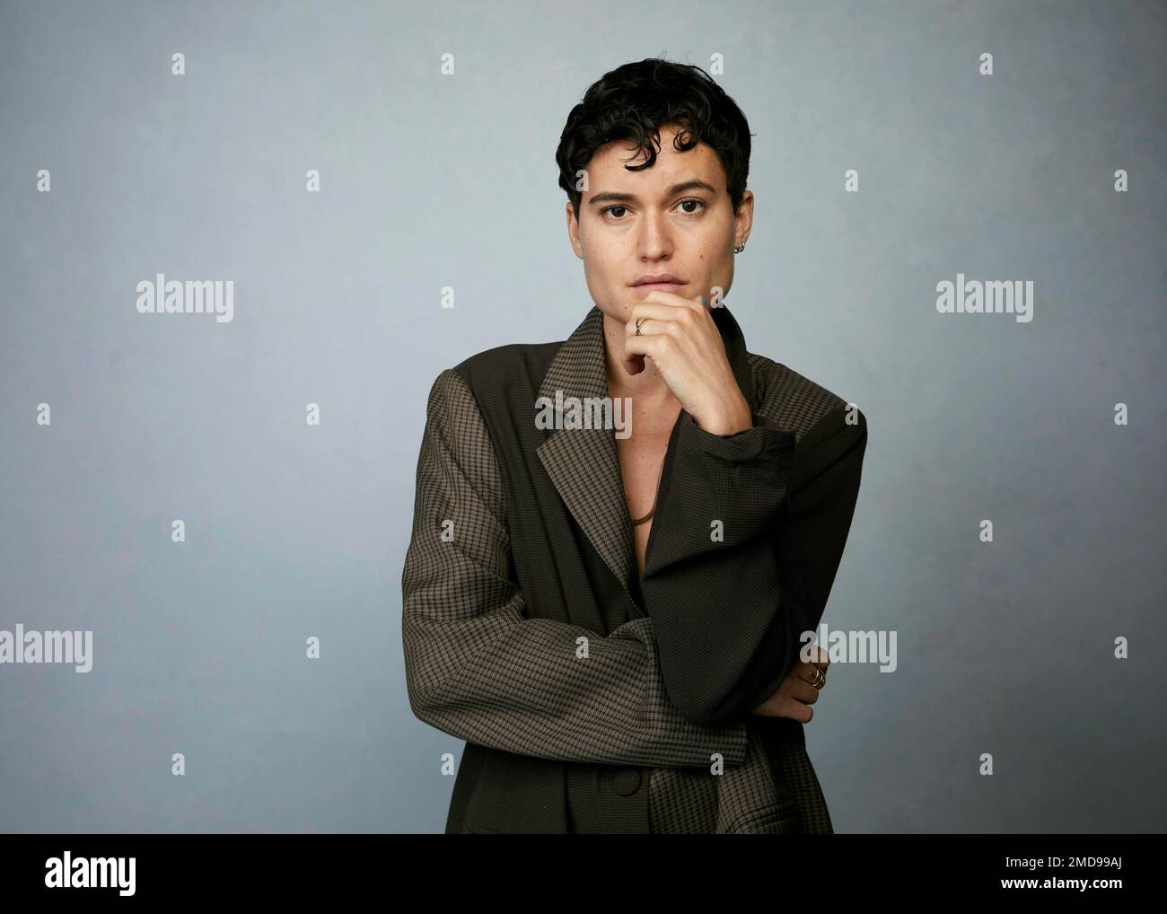 Lio Mehiel poses for a portrait to promote the film "Mutt" at the ...
