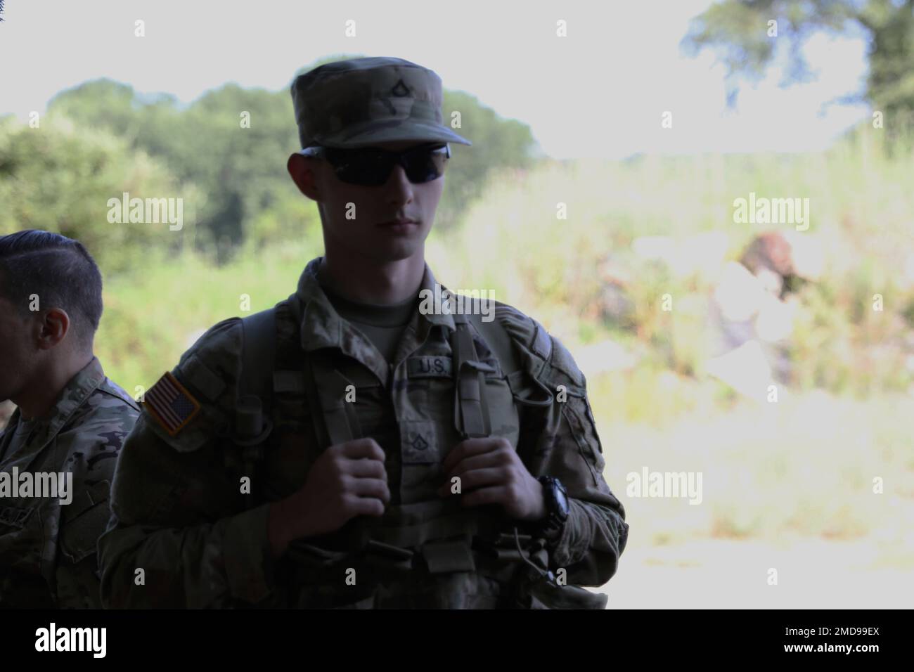 U.S. Soldier with the Headquarters and Headquarters Company, 337th ...