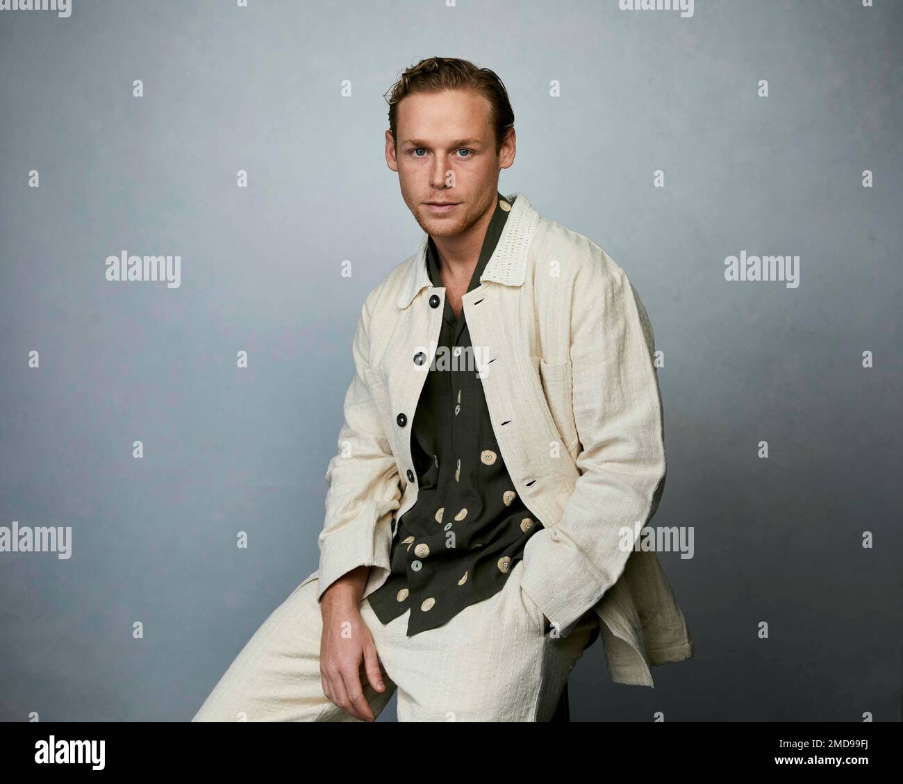 Cole Doman poses for a portrait to promote the film "Mutt" at the ...