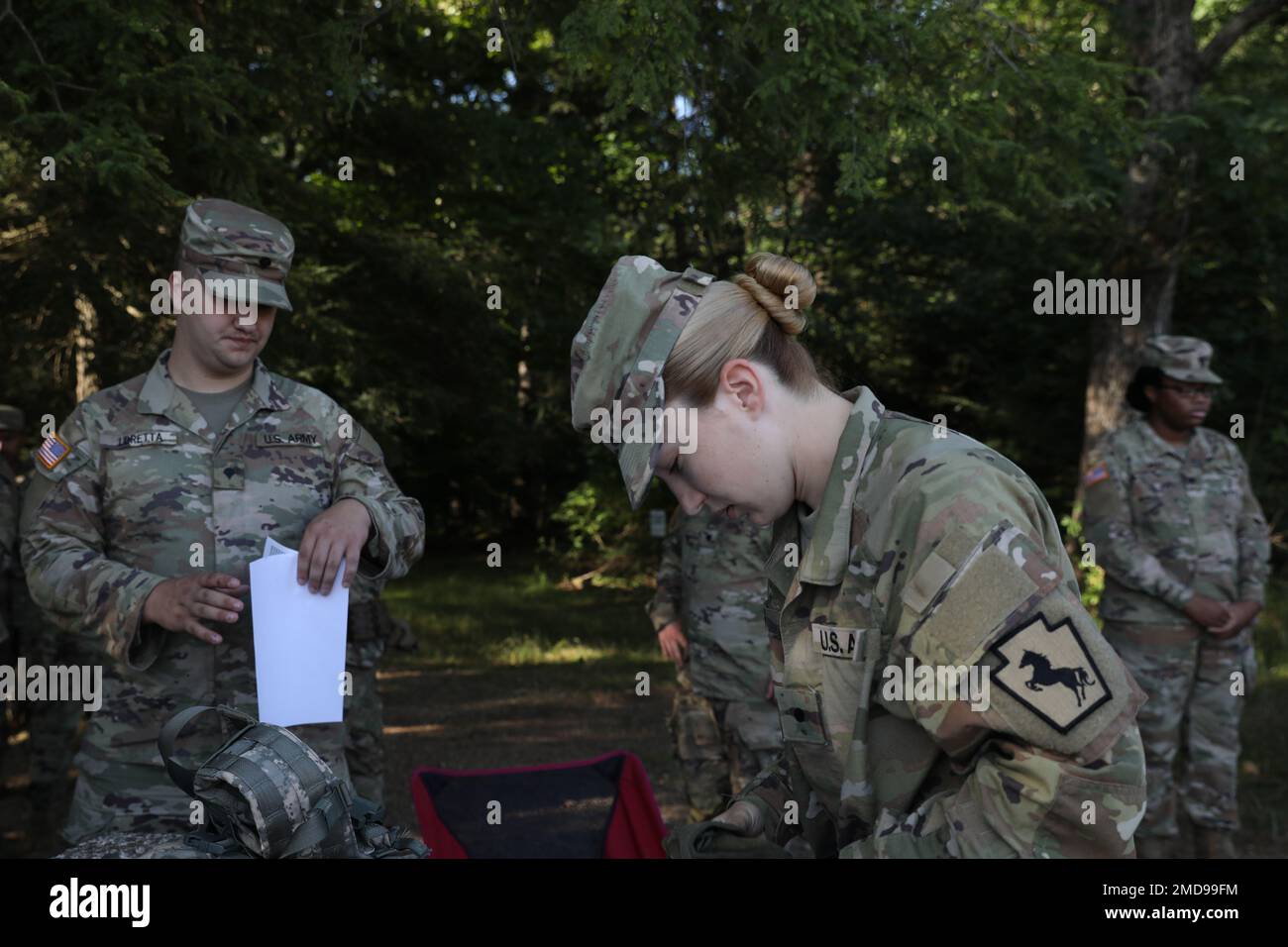 U.S. Army Cadet Kailynn Smith with Headquarters and Headquarters ...