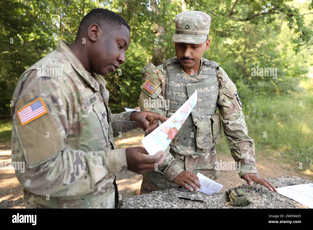 U.S. Soldier with the Headquarters and Headquarters Company, 337th ...