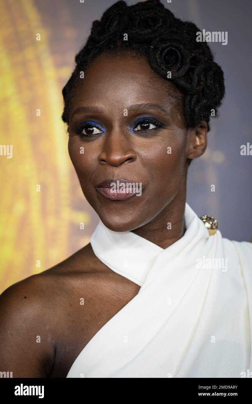 Sharon Duncan-Brewster poses for photographers upon arrival at the ...
