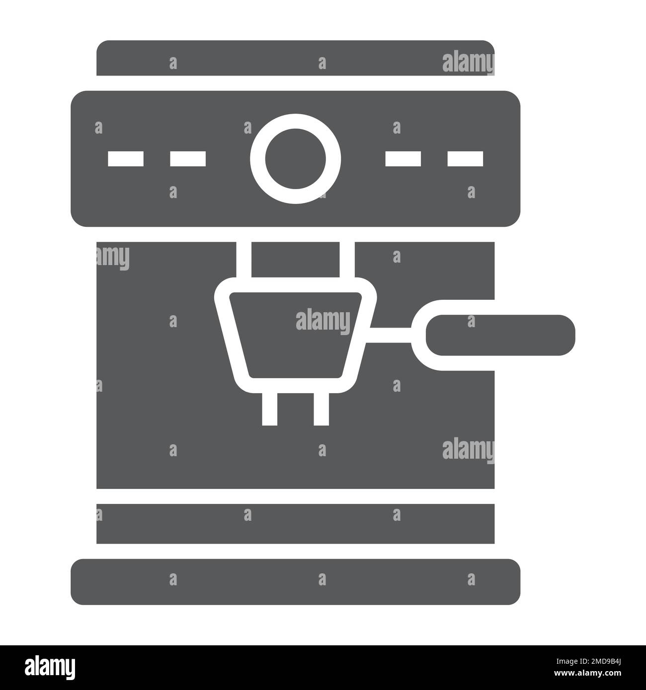 Coffee maker glyph icon, coffee and cafe, coffee machine sign vector ...