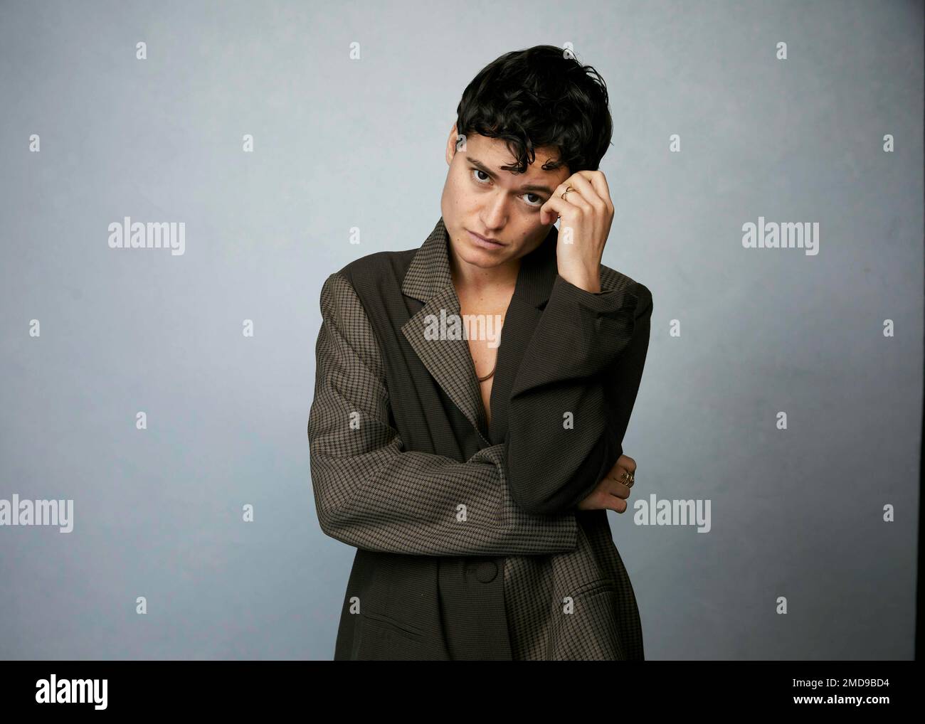 Lio Mehiel poses for a portrait to promote the film "Mutt" at the Latinx House during the ...