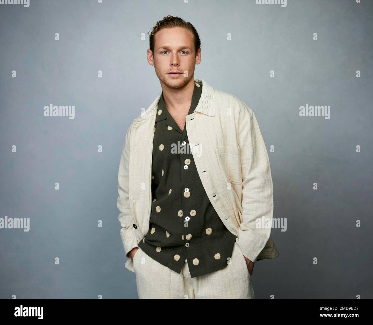 Cole Doman poses for a portrait to promote the film "Mutt" at the ...