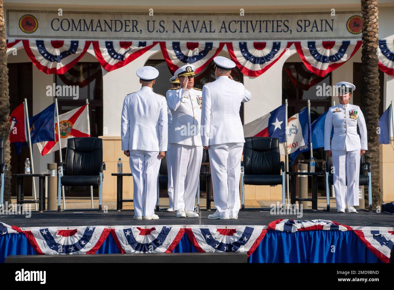 NAVAL STATION ROTA, Spain (July 14, 2022) Rear Adm. Brad Collins ...