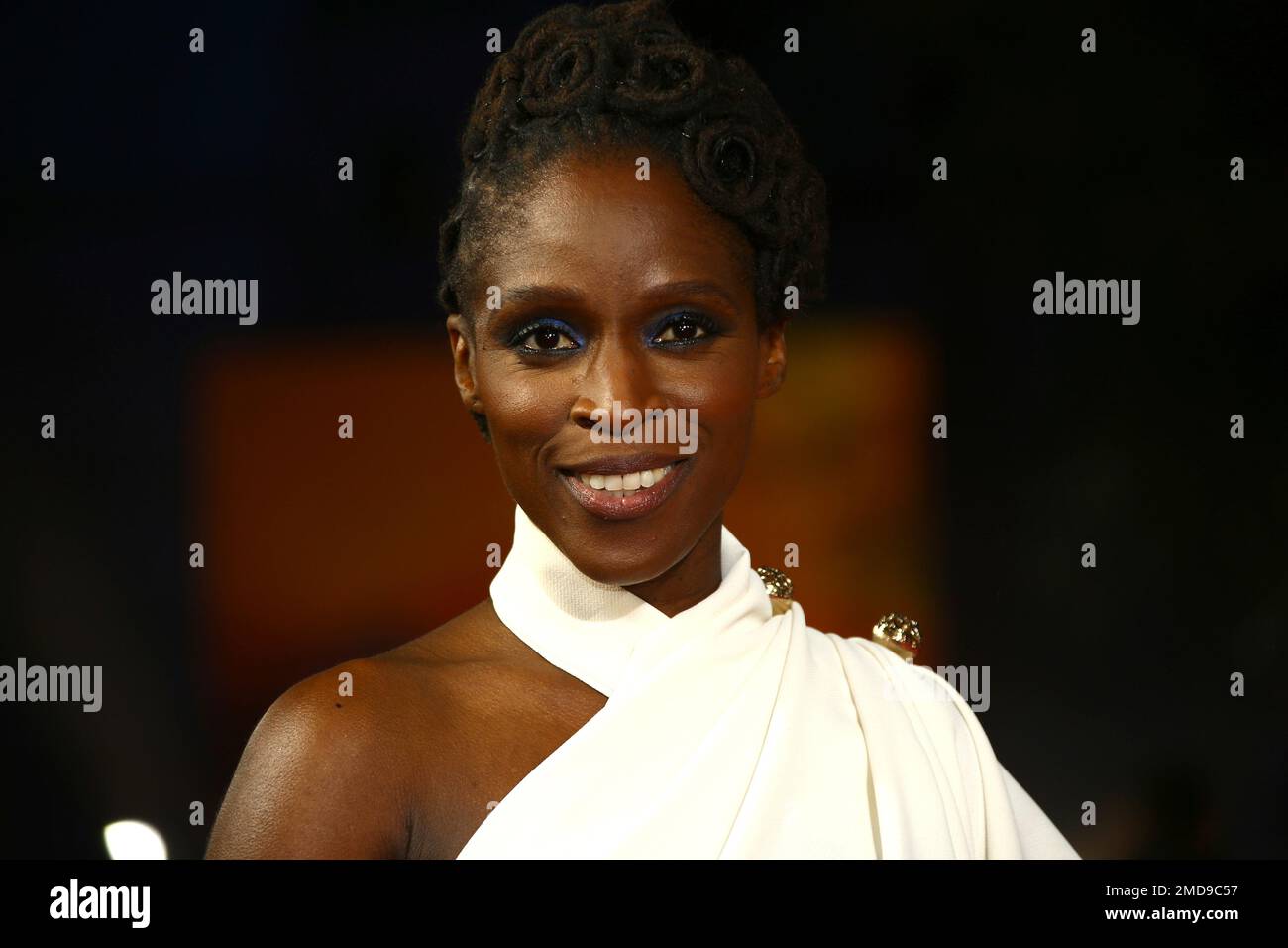 Sharon Duncan-Brewster poses for photographers upon arrival at the ...