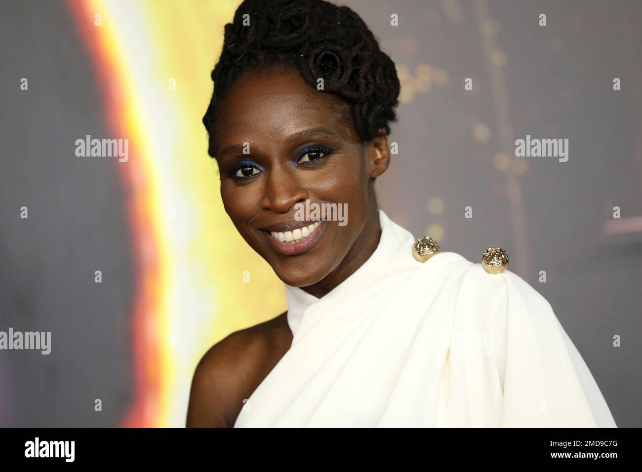 Sharon Duncan-Brewster poses for photographers upon arrival at the ...