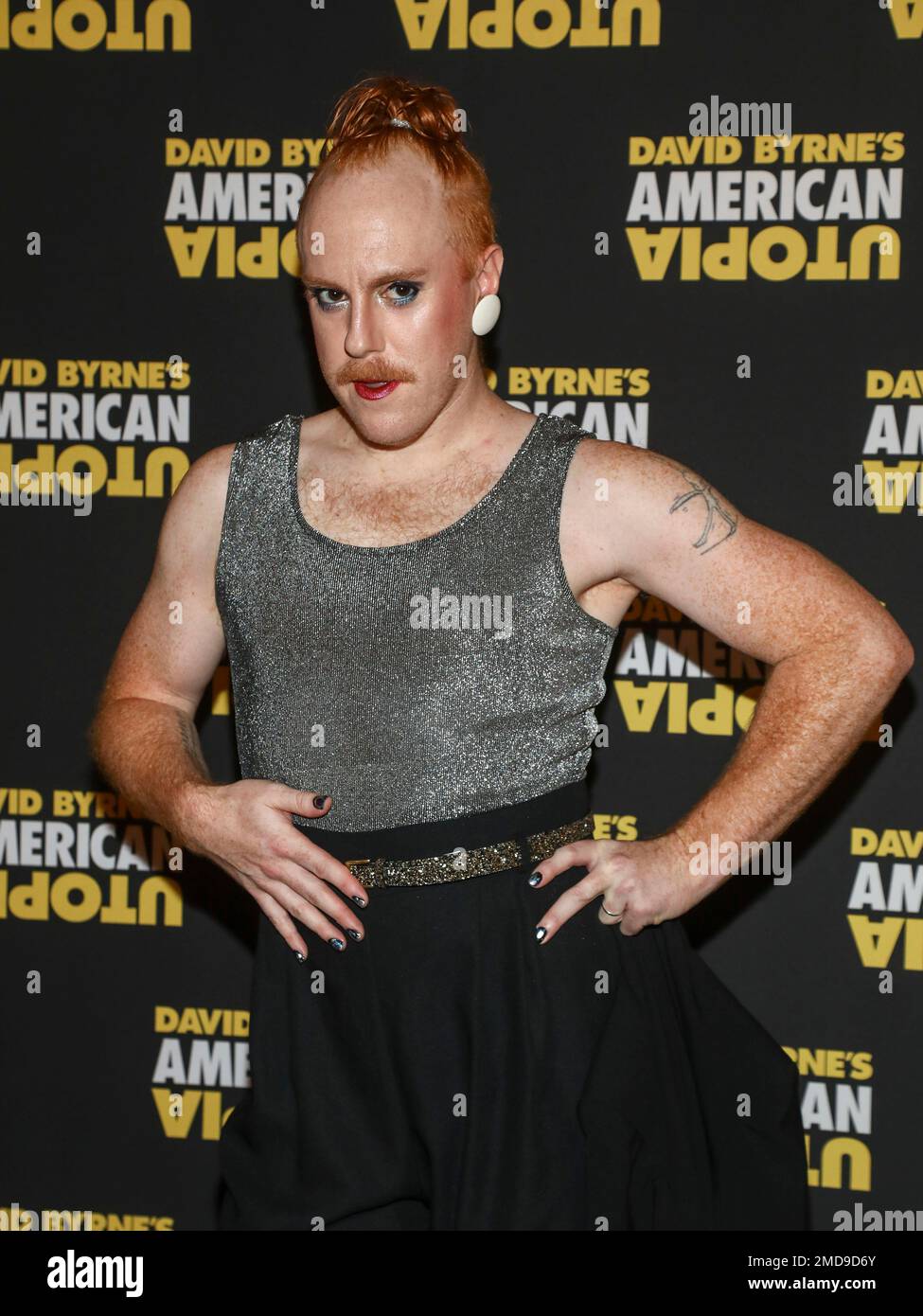 Musician Chris Giarmo attends the Broadway reopening of "David Byrne's ...