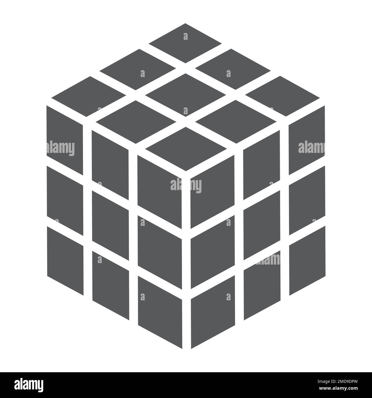Math cube glyph icon, block and geometric, square sign, vector graphics ...