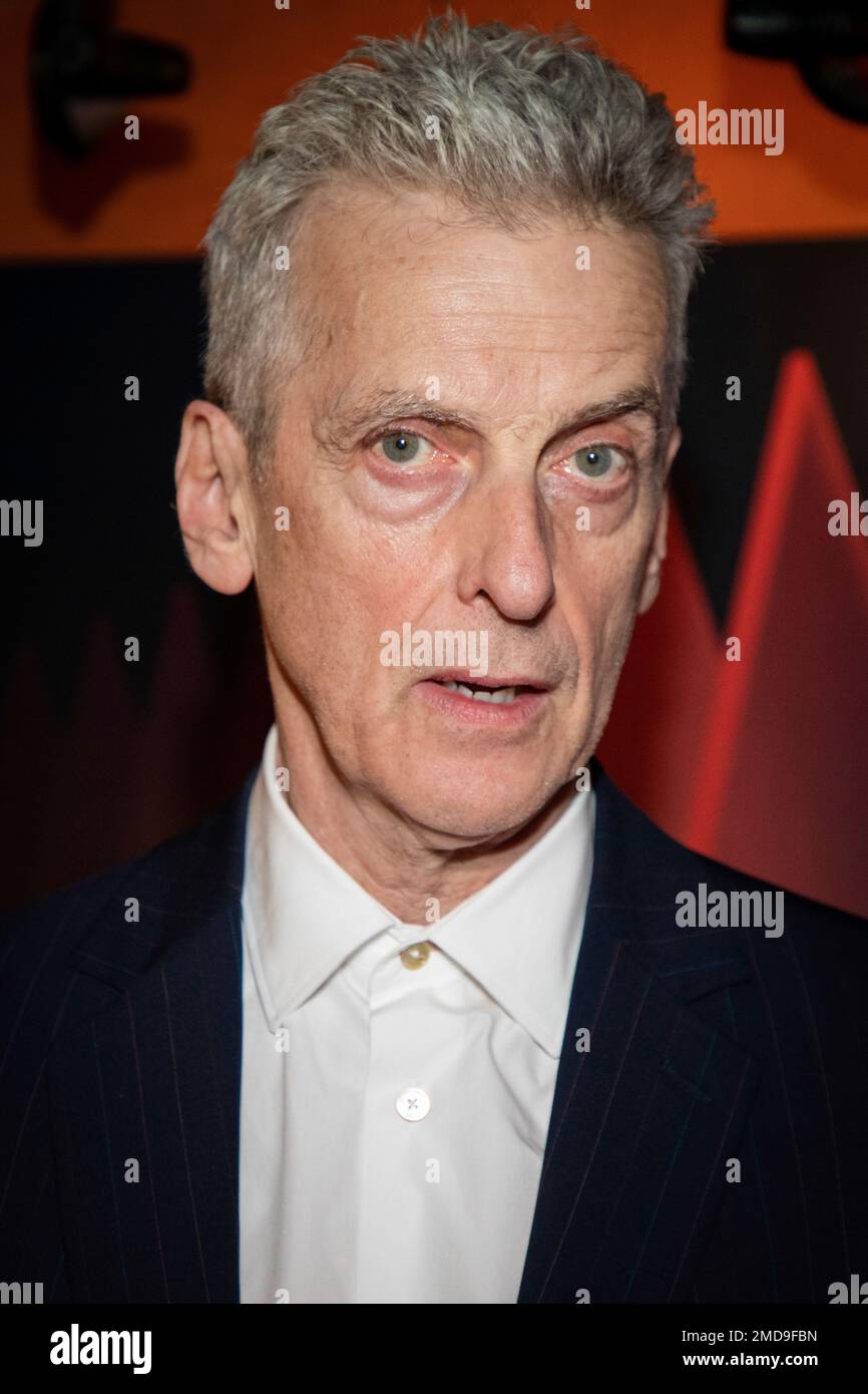 Peter Capaldi poses for photographers upon arrival at the premiere of ...