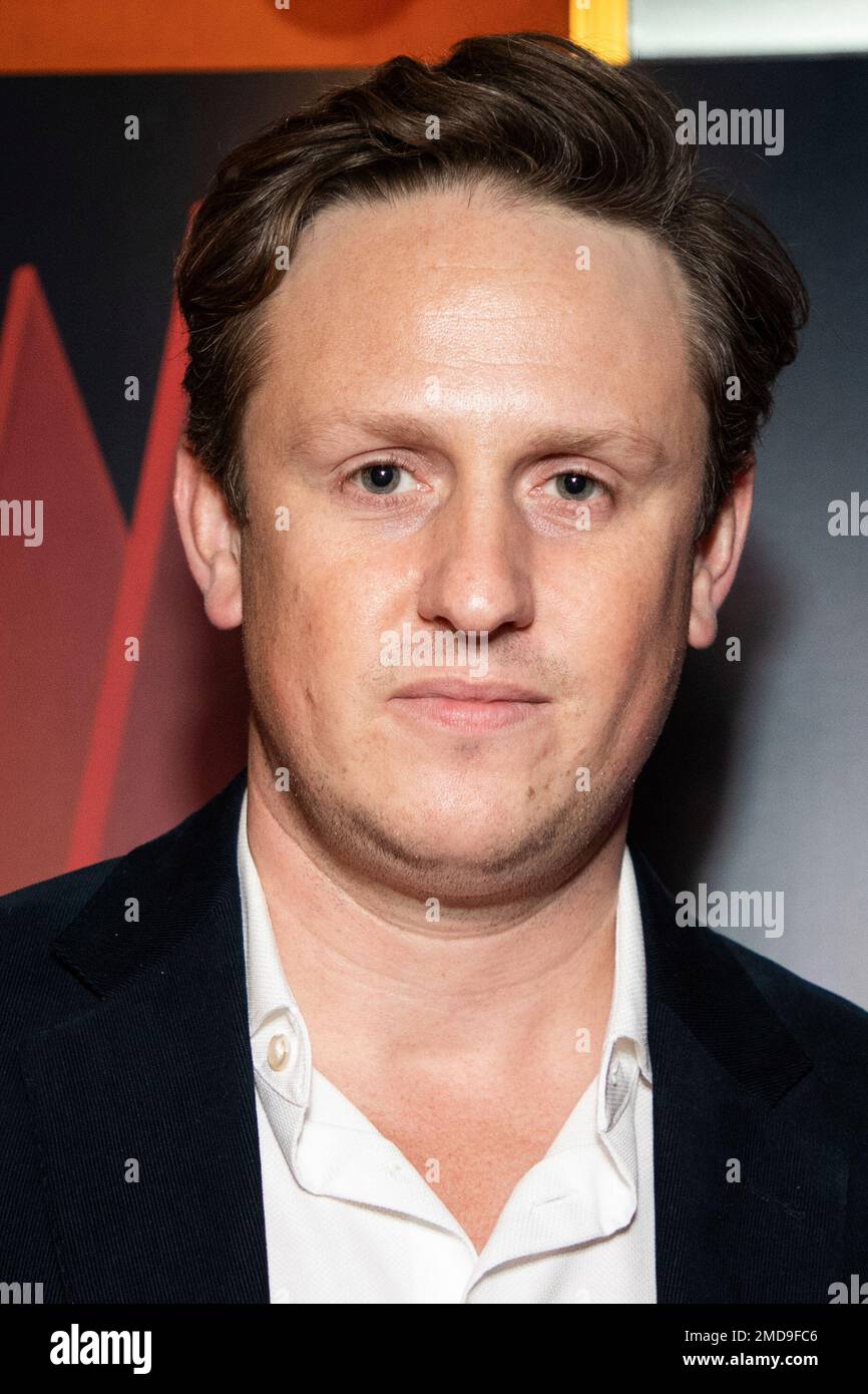 Richard Goulding poses for photographers upon arrival at the premiere ...