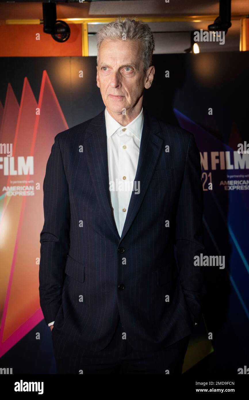 Peter Capaldi poses for photographers upon arrival at the premiere of ...