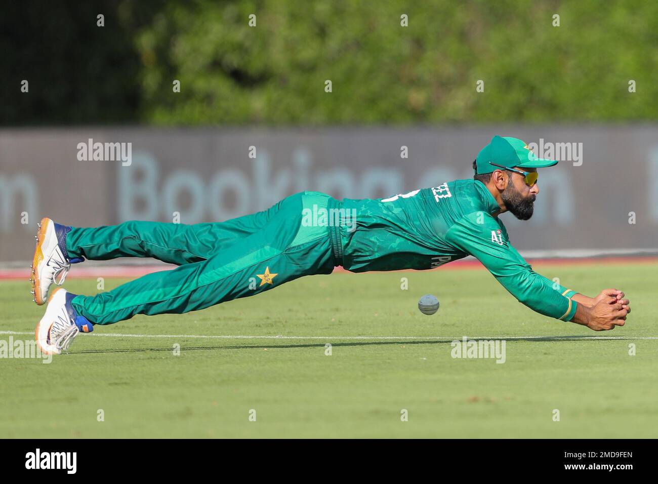 Pakistan's Mohammad Hafeez drops a catch during the Cricket Twenty20 ...