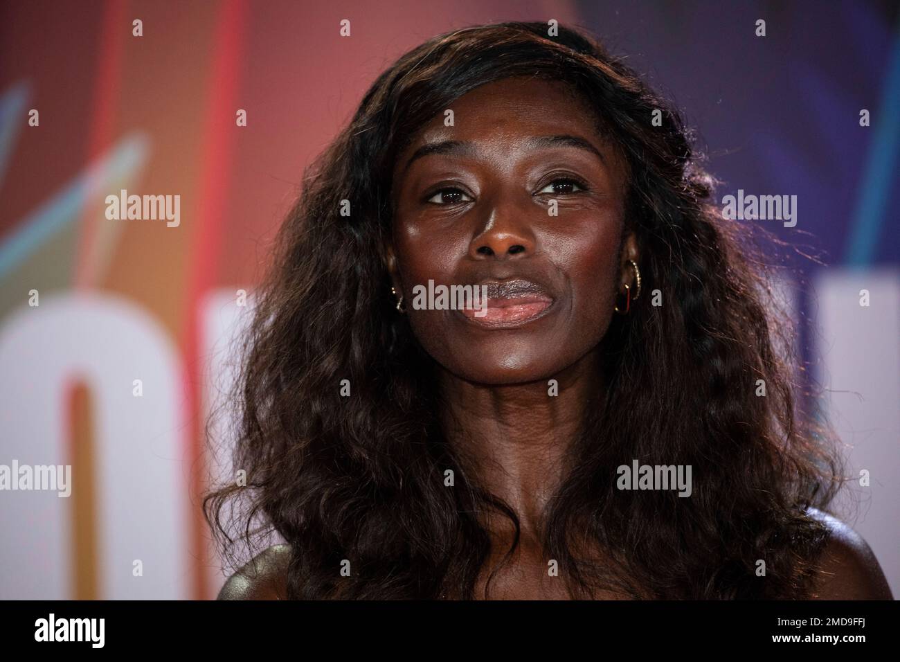 Rhoda Ofori-Attah poses for photographers upon arrival at the closing ...