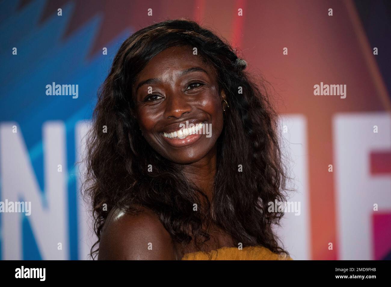 Rhoda Ofori-Attah poses for photographers upon arrival at the closing ...