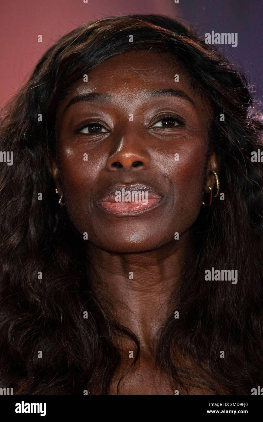 Rhoda Ofori-Attah poses for photographers upon arrival at the closing ...