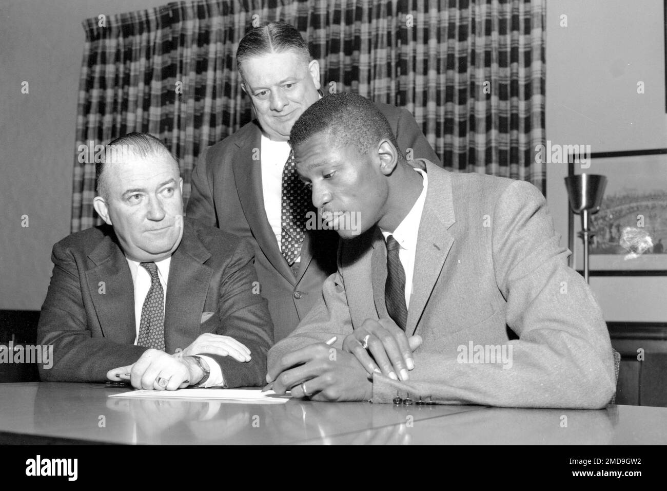 FILE - In this Dec. 19, 1956, file photo, basketball player Bill ...