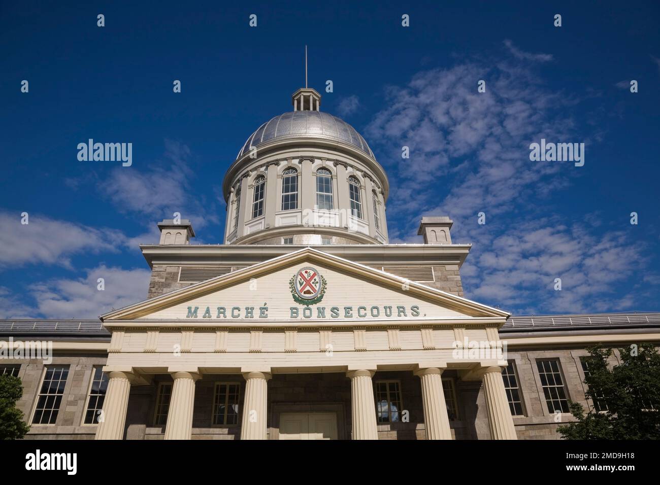 Bonsecours Market building in summer, Old Montreal, Quebec, Canada ...