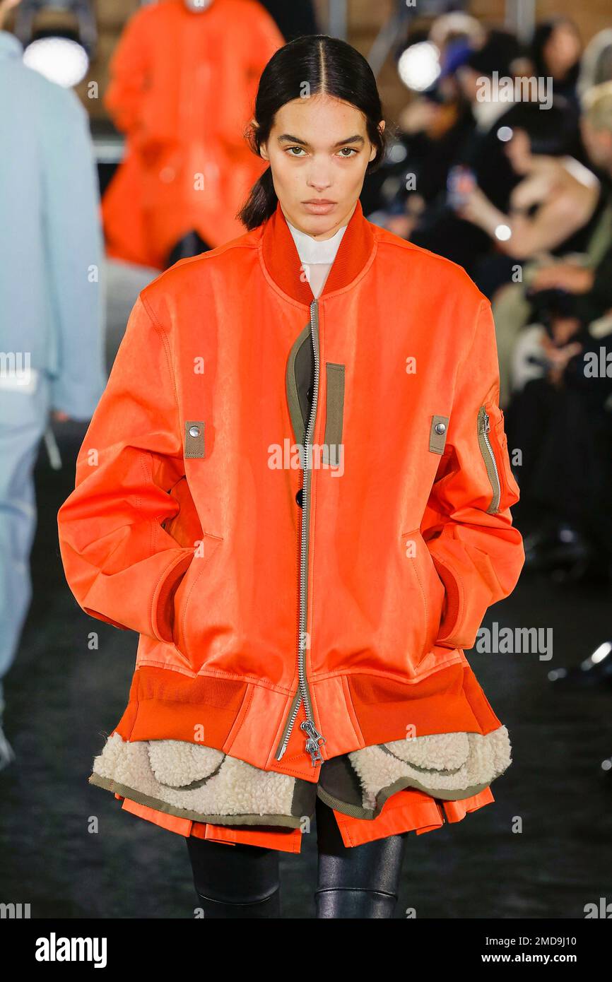 Paris, France. 22nd Jan, 2023. SACAI Fall/Winter 2023-24 Runway during ...