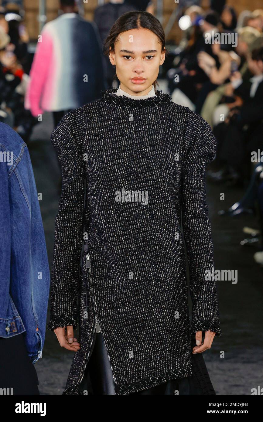 Paris, France. 22nd Jan, 2023. SACAI Fall/Winter 2023-24 Runway during ...