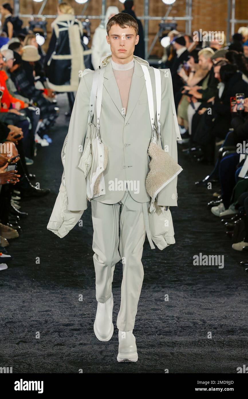 Paris, France. 22nd Jan, 2023. SACAI Fall/Winter 2023-24 Runway during ...