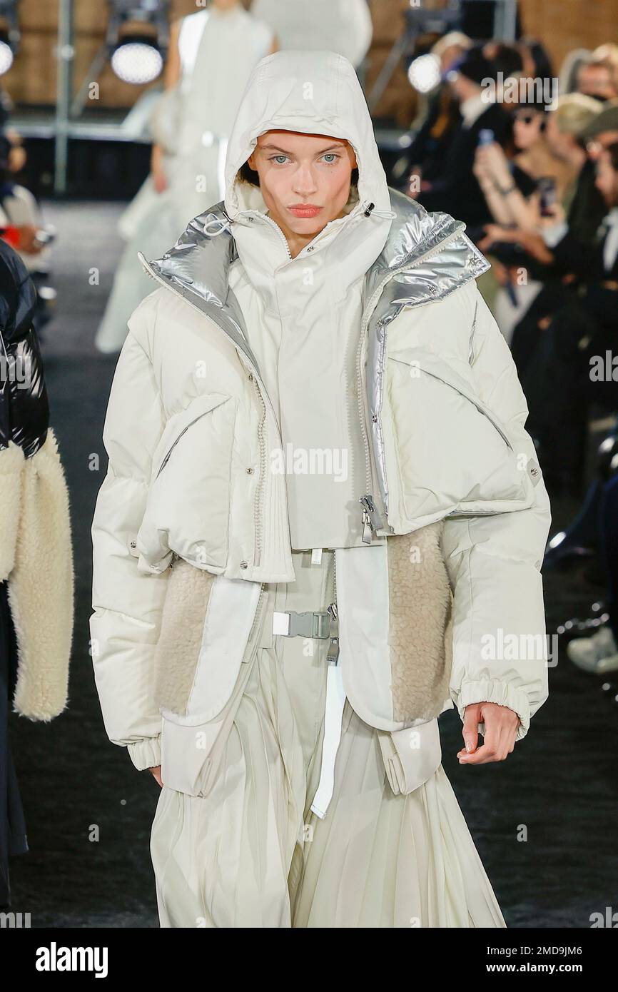Paris, France. 22nd Jan, 2023. SACAI Fall/Winter 2023-24 Runway during ...
