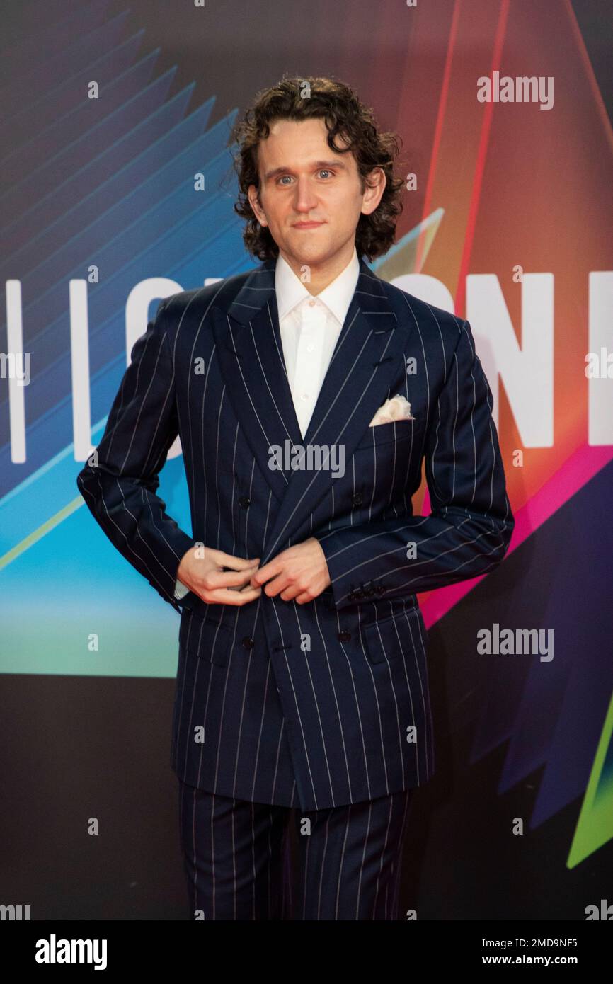 Harry Melling poses for photographers upon arrival at the closing night ...