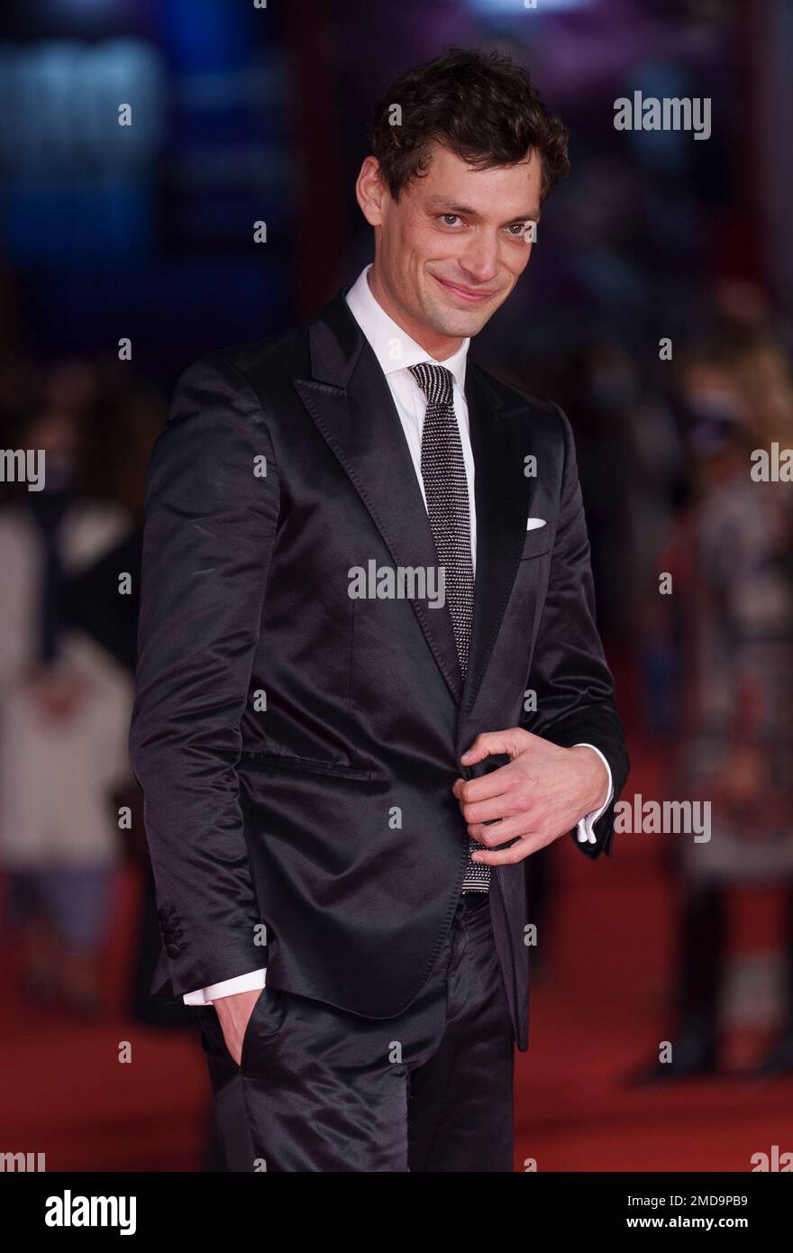 Actor Nicholas Rea poses on the red carpet for the movie 'Promises' at ...