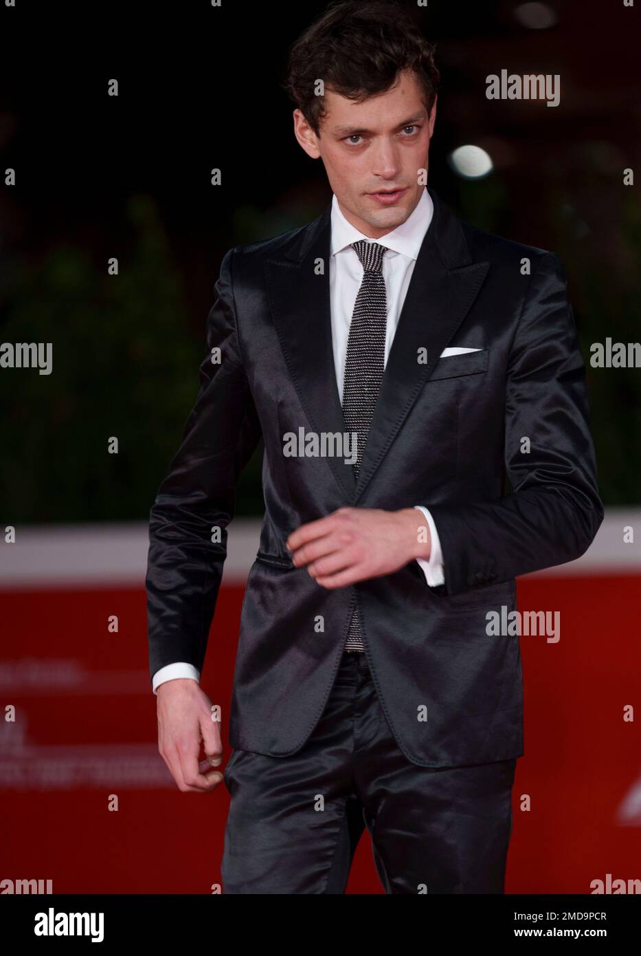 Actor Nicholas Rea poses on the red carpet for the movie 'Promises' at ...