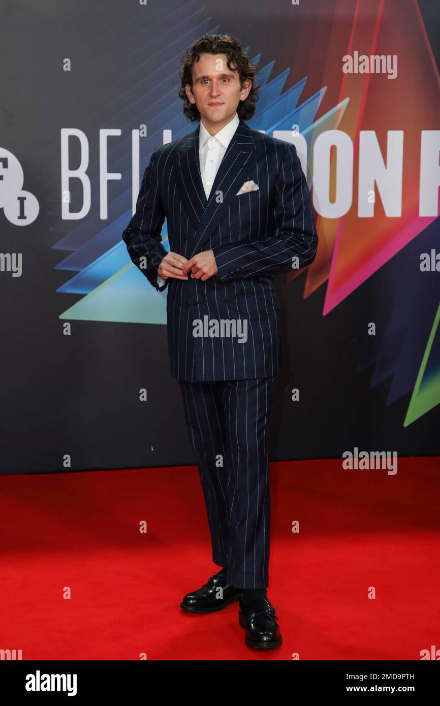 Harry Melling poses for photographers upon arrival at the closing night ...